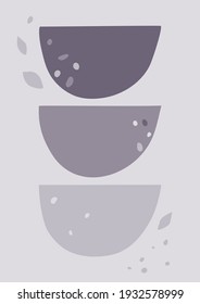Lilac Background Abstract Shapes Stock Vector (Royalty Free) 1932578999 ...