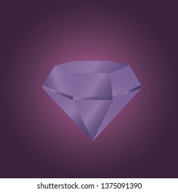 Lilac Diamond Lilac Background Vector Graphics Stock Vector (Royalty ...