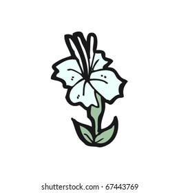 Lily Cartoon Stock Vector (Royalty Free) 67443769 | Shutterstock