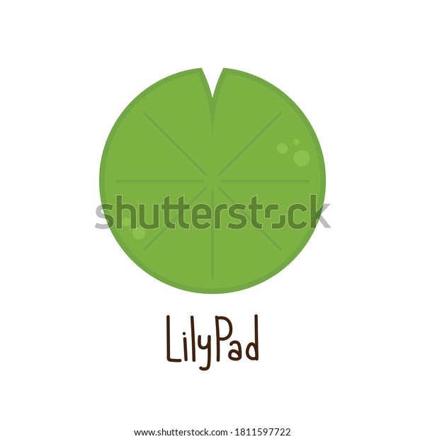Lily Pad Vector Lily Pad Logo Stock Vector (Royalty Free) 1811597722 ...