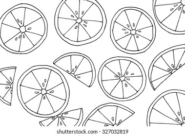 Lime Drawing Vector Lime Drawing Backgrounds Stock Vector (Royalty Free ...