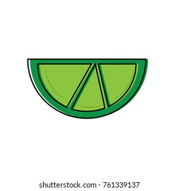 Lime Lemon Wedge Icon Image Stock Vector (Royalty Free) 761338618 ...