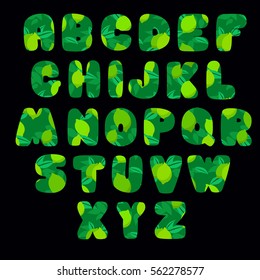 Lime Lettering Funny Lettering Lime Bold Stock Vector (Royalty Free ...