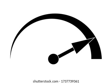 Limit Speed Meter On White Background Stock Vector (Royalty Free ...