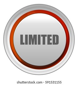 Limited Button Stock Vector (Royalty Free) 591531155 | Shutterstock