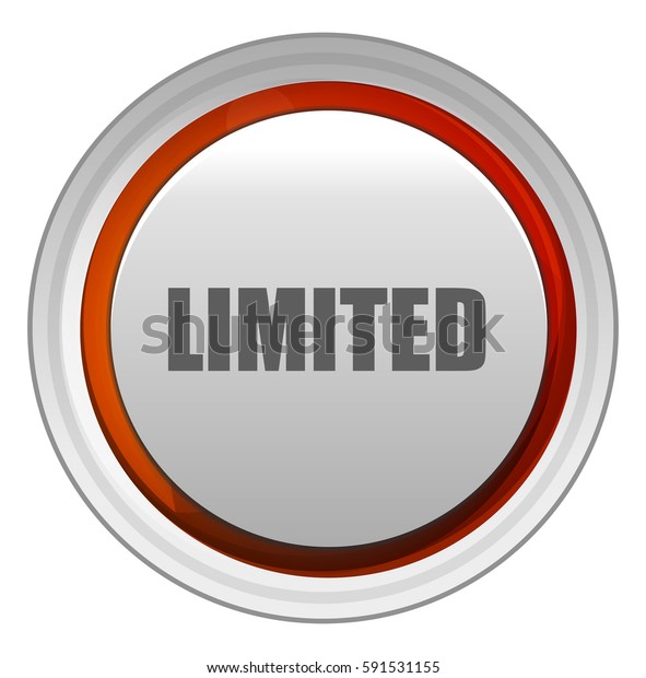 Limited Button Stock Vector (Royalty Free) 591531155 | Shutterstock