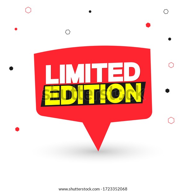 Limited Edition Banner Design Template Promo Stock Vector (Royalty Free ...