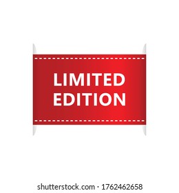 Limited Edition Banner Design Vector Illustration Stock Vector (Royalty ...