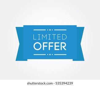 Limited Offer Stock Vector (Royalty Free) 535394239 | Shutterstock