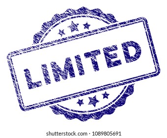 Limited Stamp Seal Vector Element Grainy Stock Vector (Royalty Free ...