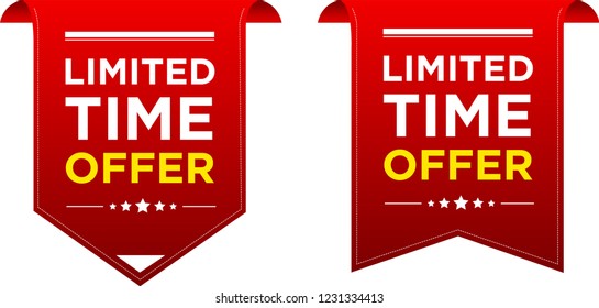 One Week Offer Ribbon Vector Stock Vector (Royalty Free) 341619221