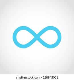 Limitless Sign Icon Infinity Symbol Isolated Stock Vector (Royalty Free ...