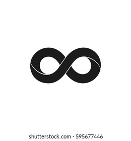 Limitless Sign Icon Infinity Symbol Isolated Stock Vector (Royalty Free ...