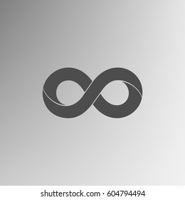 Limitless Sign Icon Infinity Symbol Isolated: เวกเตอร์สต็อก (ปลอดค่า ...