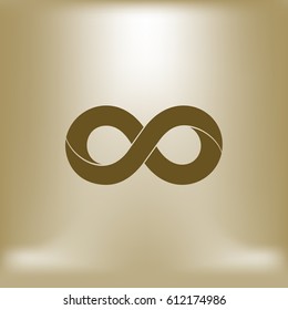 Limitless Sign Icon Infinity Symbol Isolated Stock Vector (Royalty Free ...