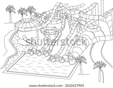 Water Park Drawing | Free download on ClipArtMag