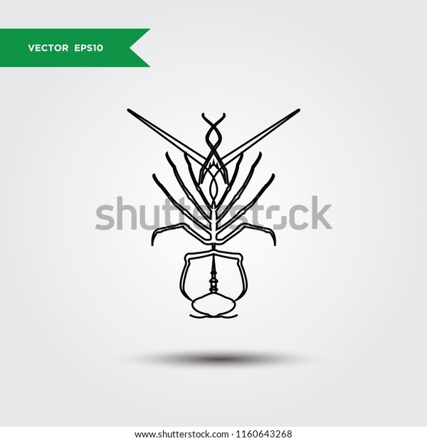 Line Art Graphic Design Template Stock Vector (Royalty Free) 1160643268 ...