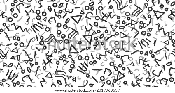Line Art Graphic Texture Round Geometric Stock Vector (Royalty Free ...