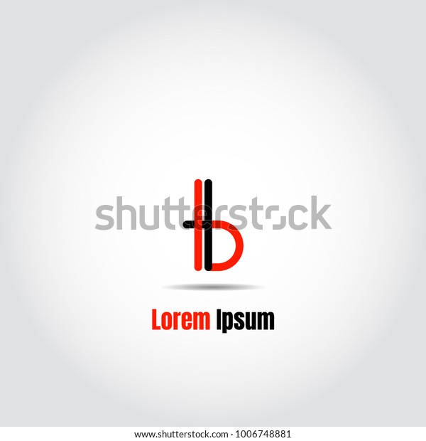 Line Art Logo Lowercase Letter B Stock Vector (Royalty Free) 1006748881 ...