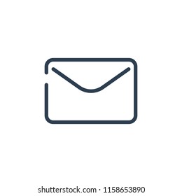 Line Art Message Email Vector Stock Vector (Royalty Free) 1158653890 ...