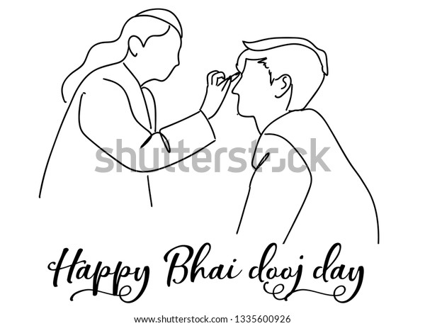 Line Art One Line Drawing Happy Stock Vector (Royalty Free) 1335600926 ...