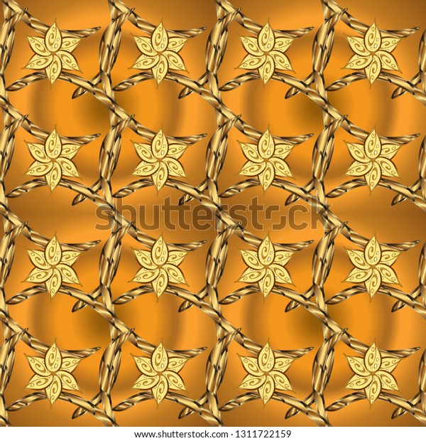 Line Art Seamless Border Design Template Stock Vector (Royalty Free ...