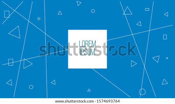 Line Art Style Modern Background Desktop Stock Vector (Royalty Free ...