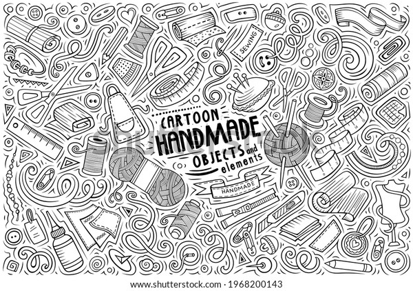 Line Art Vector Hand Drawn Doodle Stock Vector (Royalty Free ...