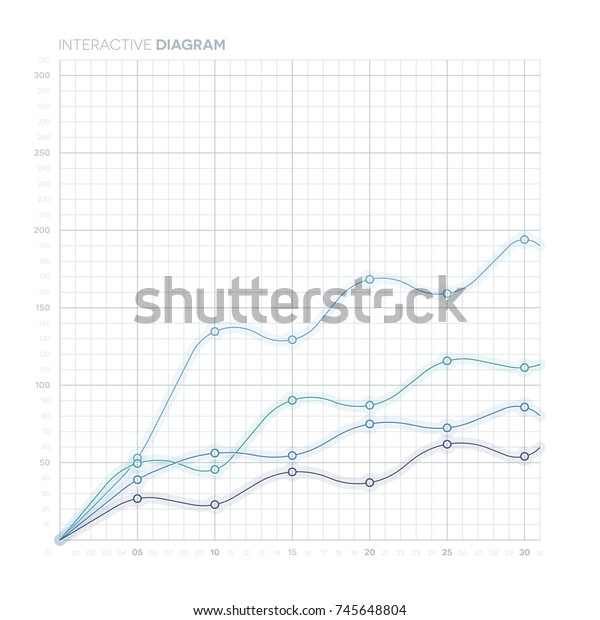 Line Chart Diagram Stock Vector (Royalty Free) 745648804 | Shutterstock