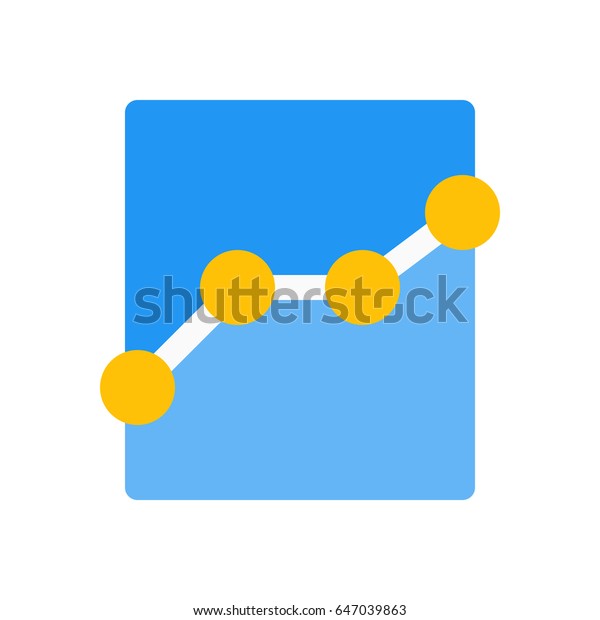 Line Chart Fluctuation Stock Vector (Royalty Free) 647039863