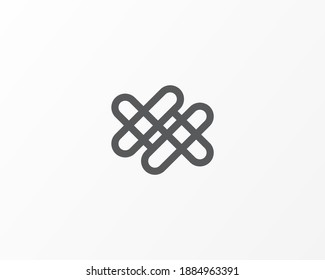 Unique Knot Infinity Icon Logo Design: vetor stock (livre de direitos ...