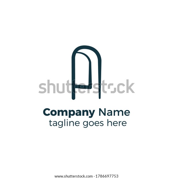 Line Corridor Logo Design Icon Vector Stock Vector (Royalty Free ...