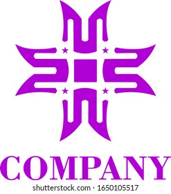 Line Cross Logo Design That Suitable Stock Vector (Royalty Free ...