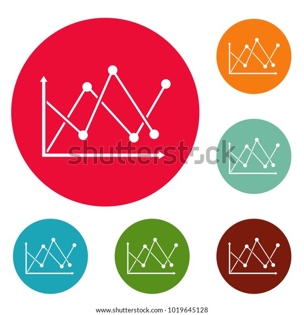 Line Diagram Icons Circle Set Vector Stock Vector (Royalty Free ...
