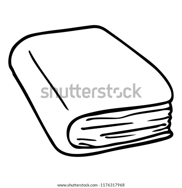 Line Drawing Cartoon Brown Diary Stock Vector (Royalty Free) 1176317968