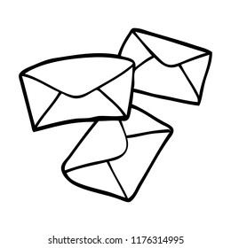 Line Drawing Cartoon Letters Stock Vector (Royalty Free) 1176314995 ...