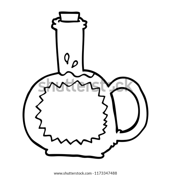 Line Drawing Cartoon Maple Syrup Stock Vector (Royalty Free) 1173347488 ...