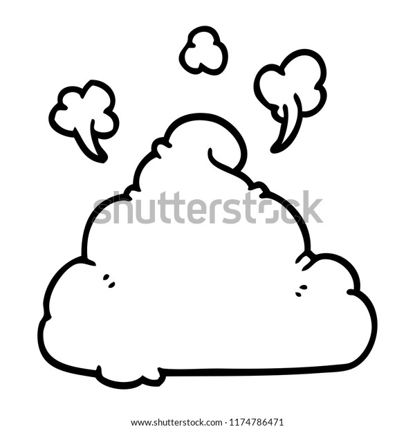 Line Drawing Cartoon Poop Stock Vector (Royalty Free) 1174786471 ...