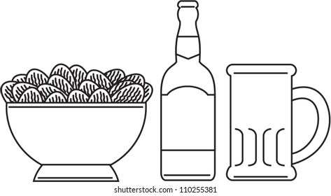 15,662 Beer line drawing Images, Stock Photos & Vectors | Shutterstock