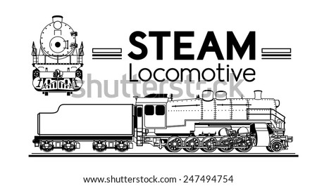 Steam Train Drawing Side View | Free download on ClipArtMag