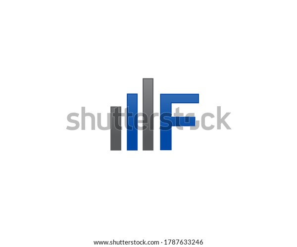 Line F Letter Logo Design Symbol Stock Vector (Royalty Free) 1787633246