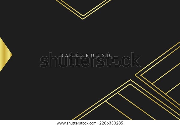 Line Gold Background Elegant Luxury Gold Stock Vector (Royalty Free ...