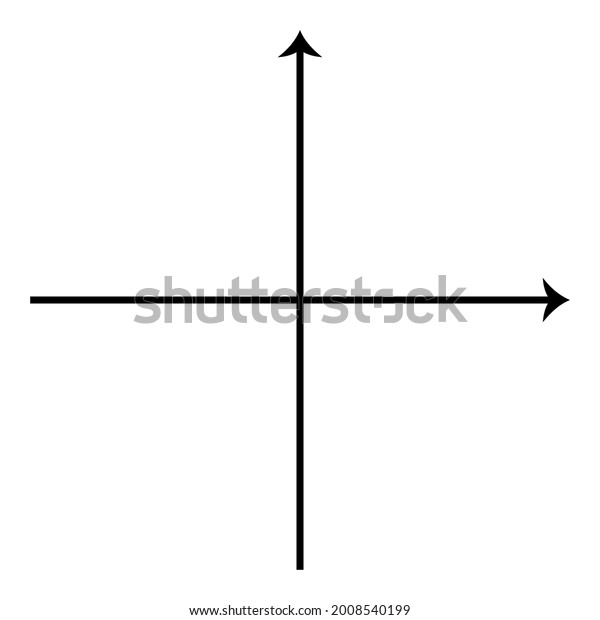 Line Graph Xaxis Yaxis Black On Stock Vector Royalty Free 2008540199 1727