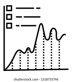 Line Icon Curve Chart Stock Vector (Royalty Free) 1318753796 | Shutterstock