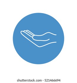 Hand Line Icon Infinity Symbol Simple Stock Vector (Royalty Free ...