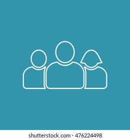 Line Icon Team Stock Vector (Royalty Free) 476224498 | Shutterstock