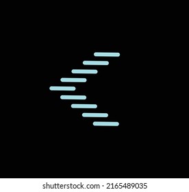 Line Letter C Logotype Abstract Moving Stock Vector (Royalty Free ...
