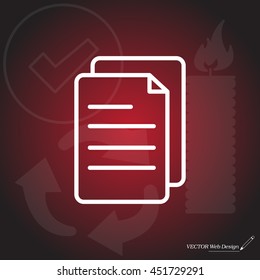 Line Note Paper Icons Stock Vector (Royalty Free) 451729291 | Shutterstock