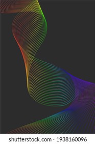 Line Rainbow Blend Abstraction Texture Background Stock Vector (Royalty ...