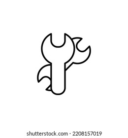 Line Repair Icon Vector Stock Vector (Royalty Free) 2208157019 ...
